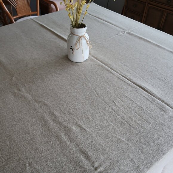 Crate&Barrel | Dining | Exc Crate Barrel Linden Neutral Tablecloth 6 In ...